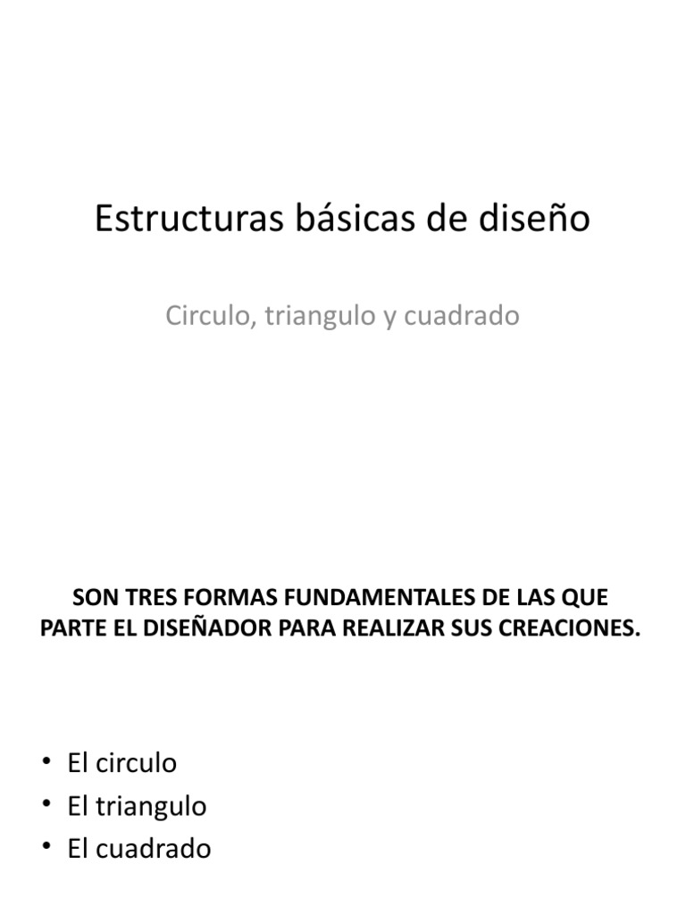 Estructuras Básicas de Diseño | PDF
