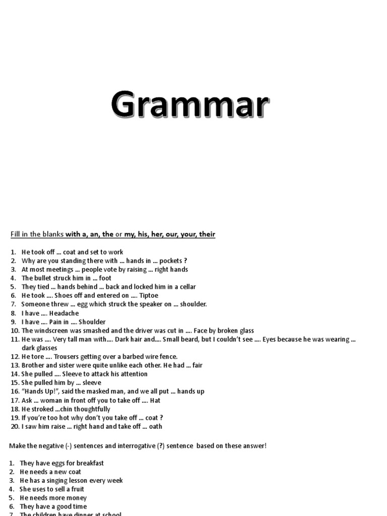 Basic English 1 | PDF