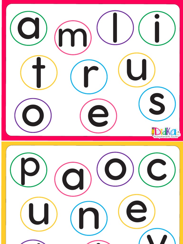 Formo y Escribo Palabras | PDF