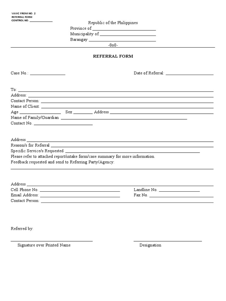 2 Referral Form | PDF