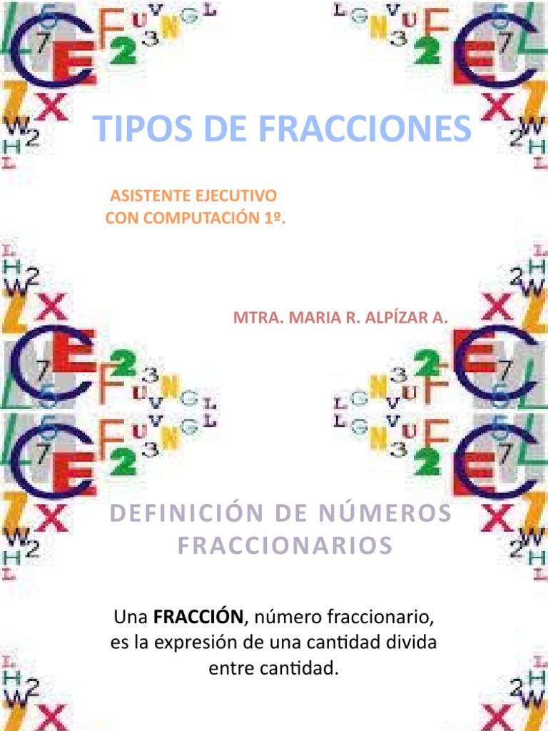 Tipos de Fracciones | PDF