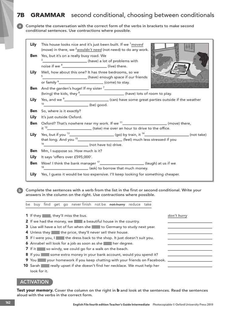 7B Grammar Practice | PDF
