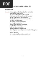 Holy Spirit Mass Commentator Guide | PDF | Mass (Liturgy) | Eucharist