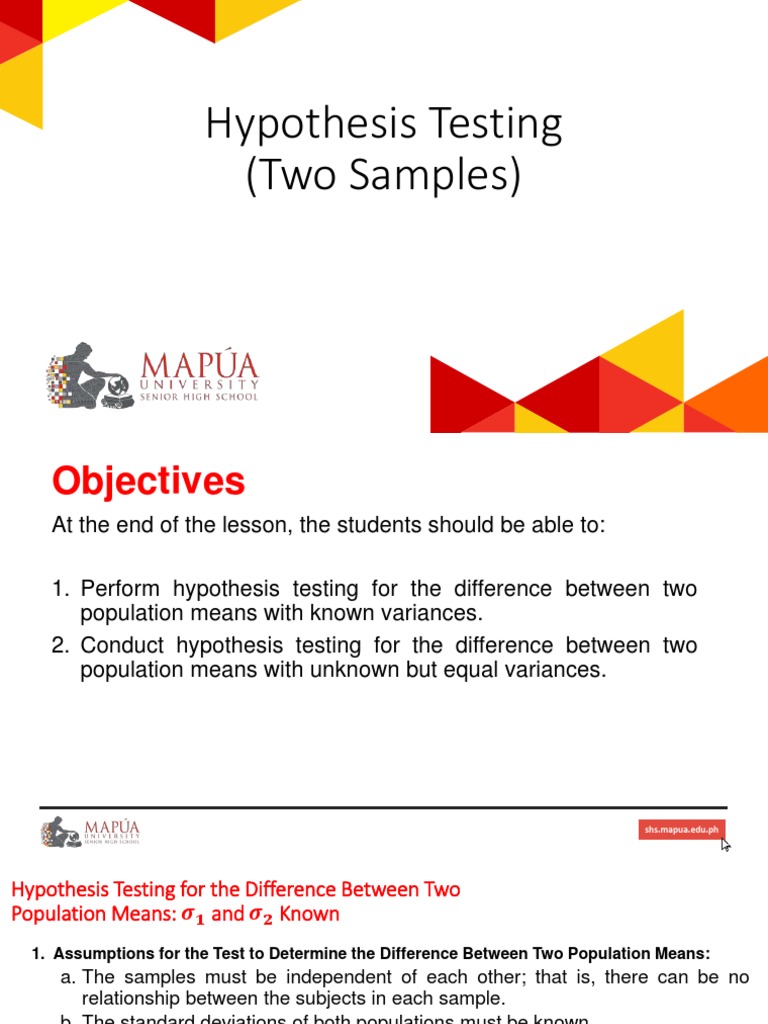 Math03 Co5b.1 Sy2223 | Download Free PDF | Statistical Significance ...