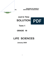 Grade 11 Life Sciences Revision Material Term 2 2023 | PDF | Cellular ...