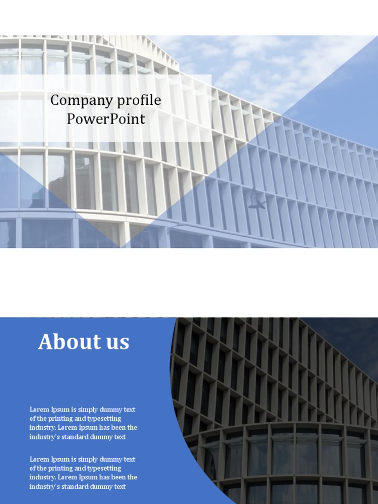 Company Profile PPT Download 4 3 | PDF | Human Communication | Naming ...