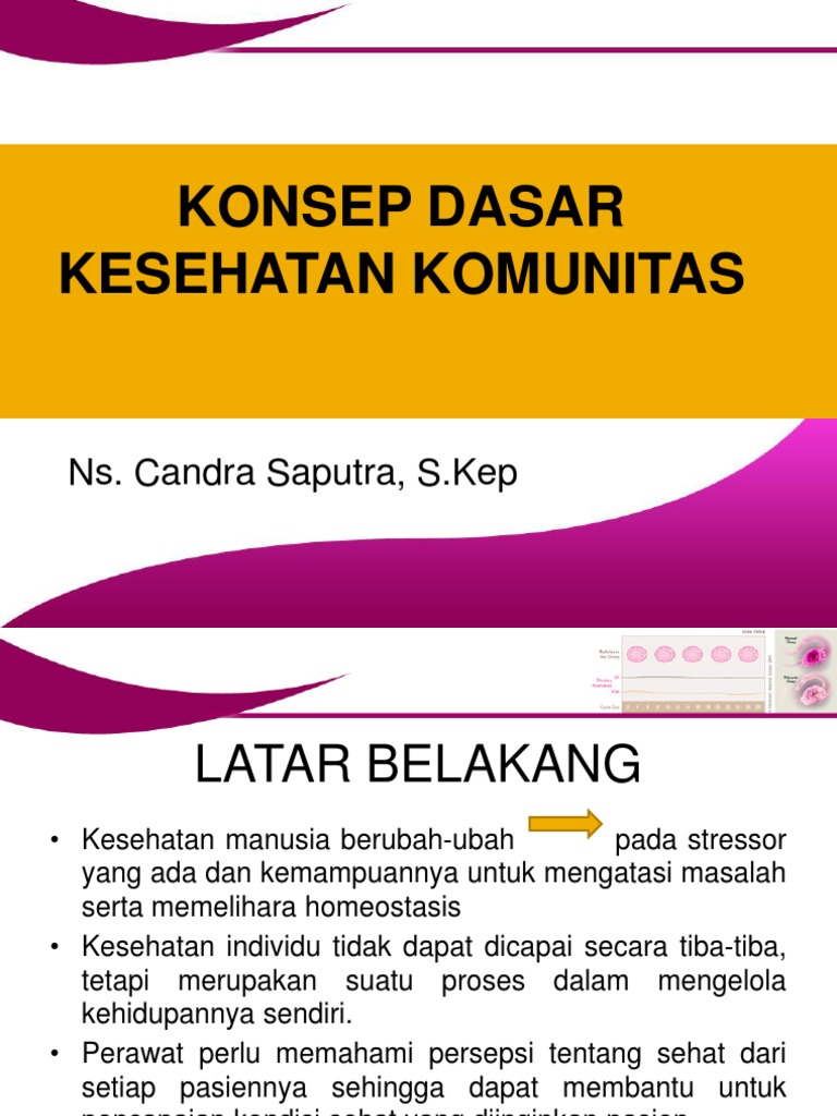 Konsep Kesehatan Komunitas | PDF