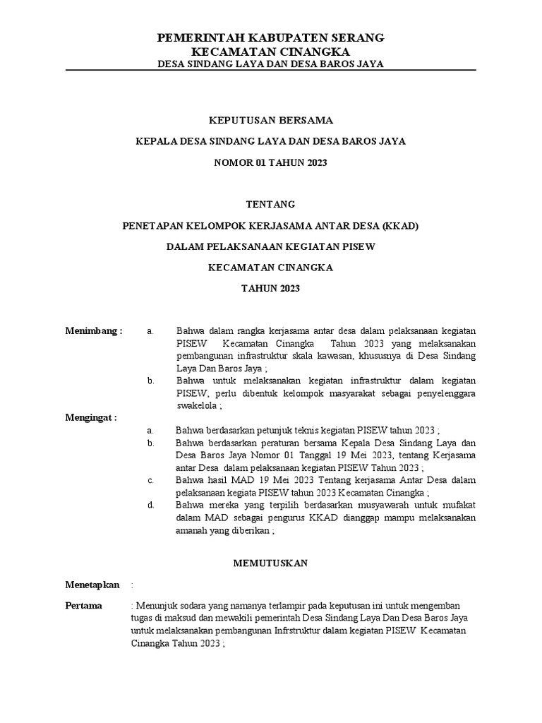SK 2 Desa KKAD | PDF