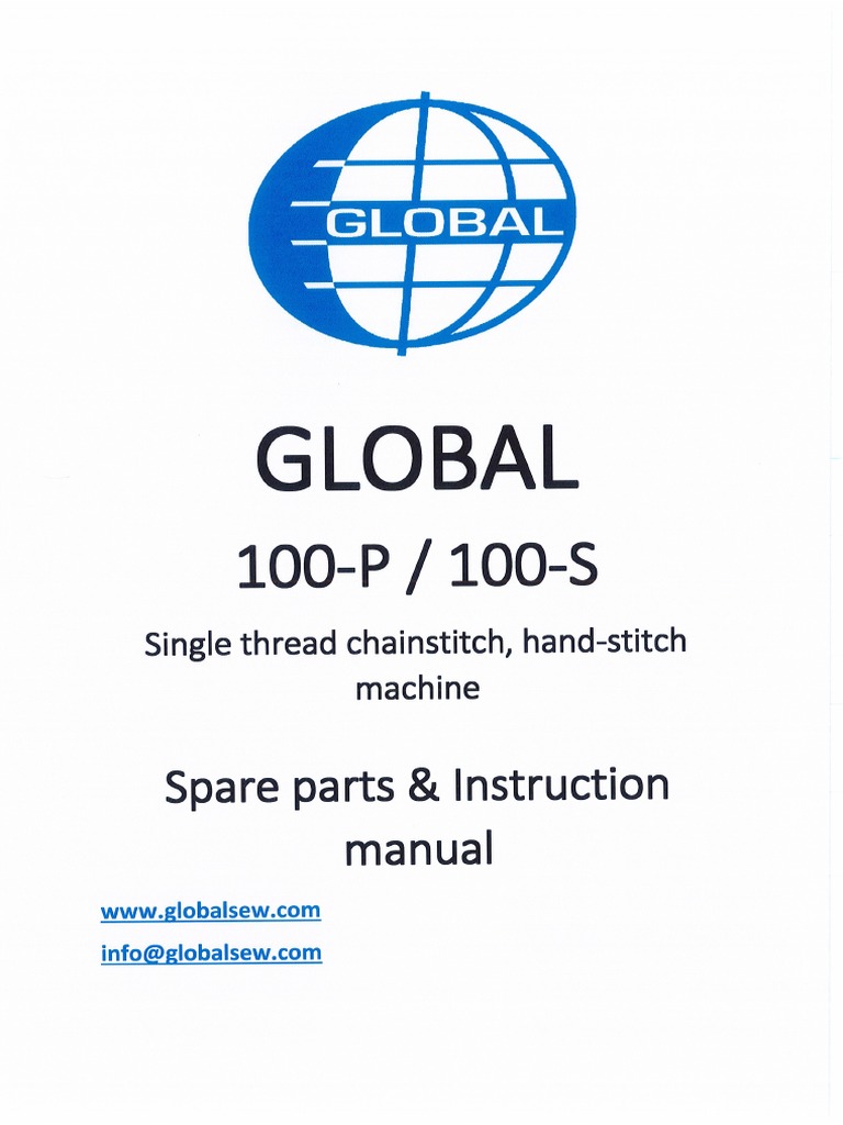 100 P 100 S Instruction Parts Manual | PDF