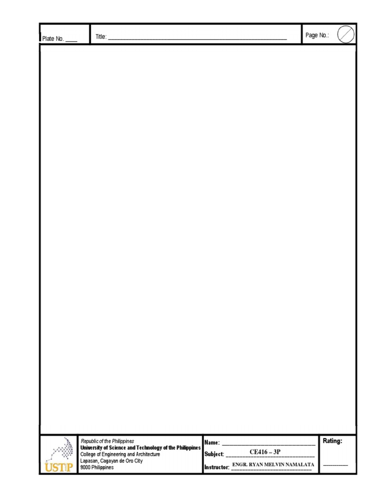 RCD Plate Template | PDF | Career & Growth