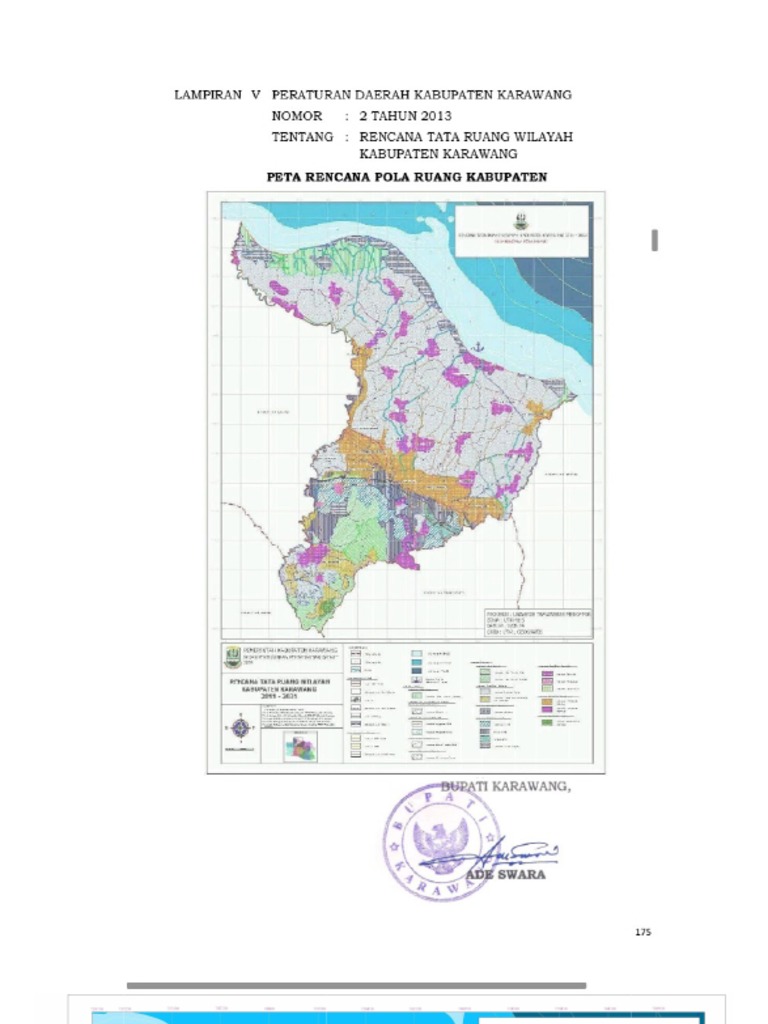 Peta Rencana Tata Ruang Wilayah Kabupaten Karawang Tahun 2011 - 2031 | PDF Peta Rencana Tata Ruang Wilayah Kabupaten Karawang Tahun 2011 - 2031 | PDF