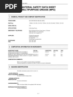 EP2 Grease Safety Data Sheet | PDF | Dangerous Goods | Toxicity