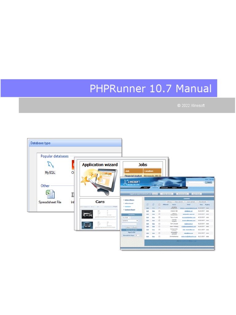 PHP Runner | PDF | Sql | World Wide Web