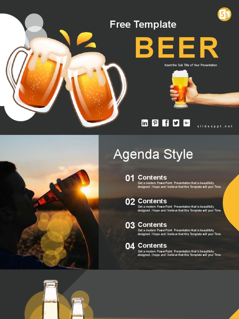 Beer Template | Download Free PDF | Microsoft Power Point | Infographics