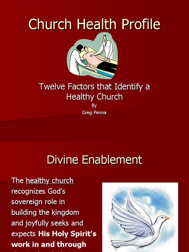 Church Health Profile | PDF | Jesus | Leadership