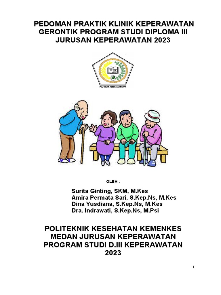 Pedoman PKK Gerontik d3 .Kep. 2023 | PDF