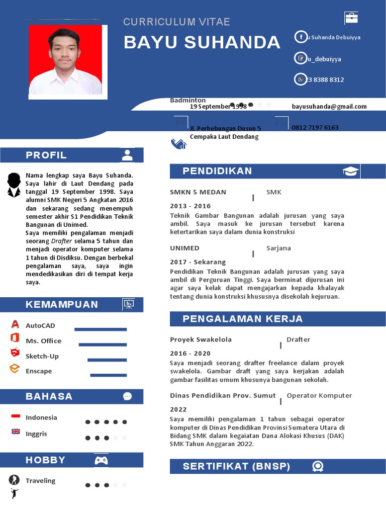 cv bayu 2 ok merah | PDF