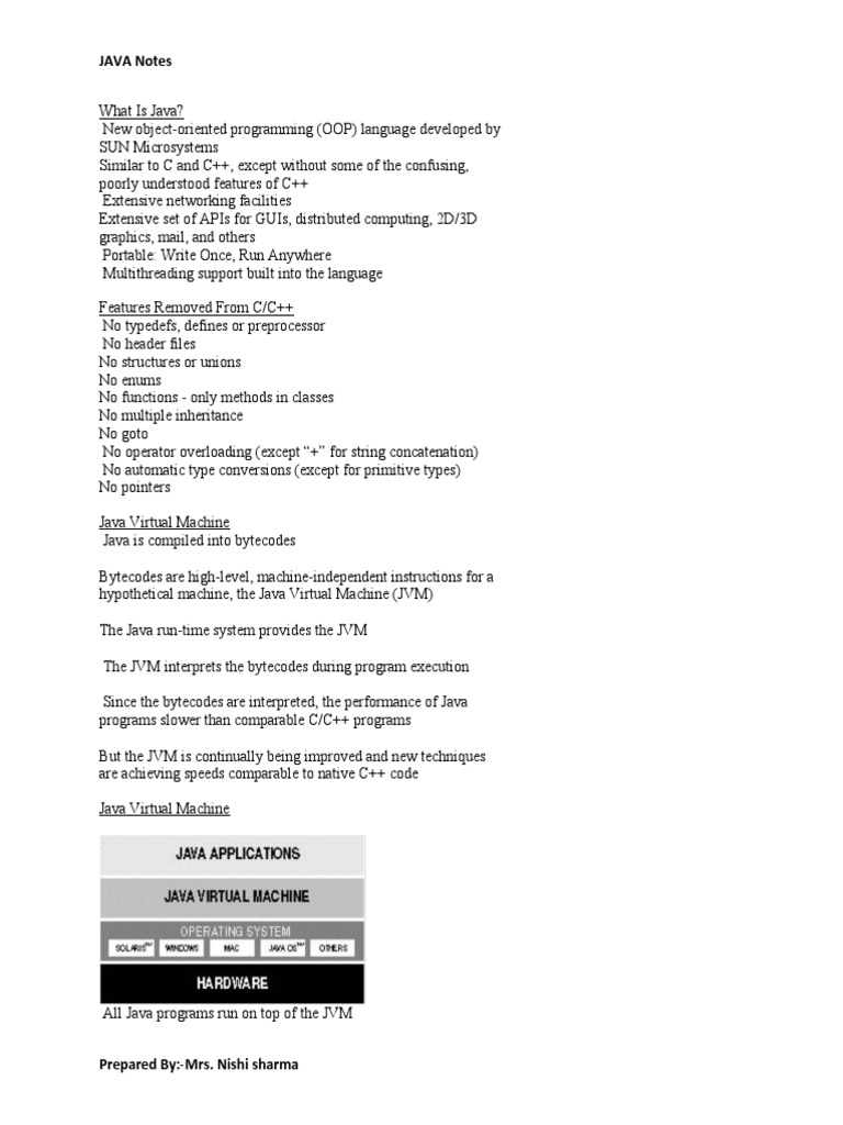 Javanotes | PDF | Java (Programming Language) | Java Virtual Machine Javanotes | PDF | Java (Programming Language) | Java Virtual Machine