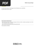 Variantes du Test de Stroop en Neuropsychologie | PDF