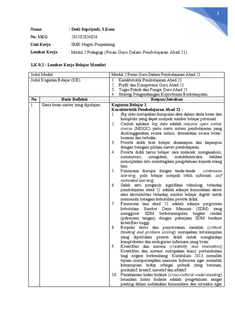 LK 02-Pedagogi | PDF