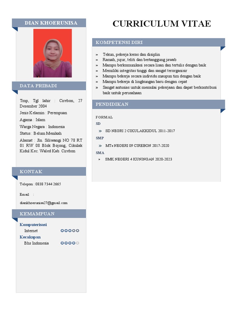 CV Dian | PDF
