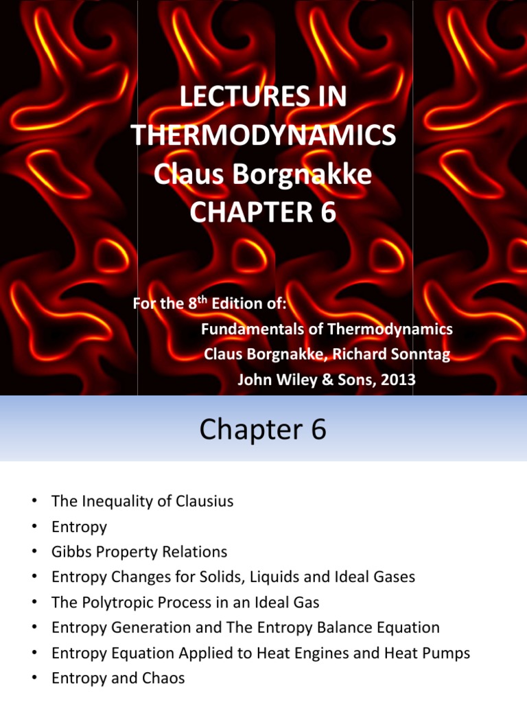 CH 06 | PDF | Entropy | Heat