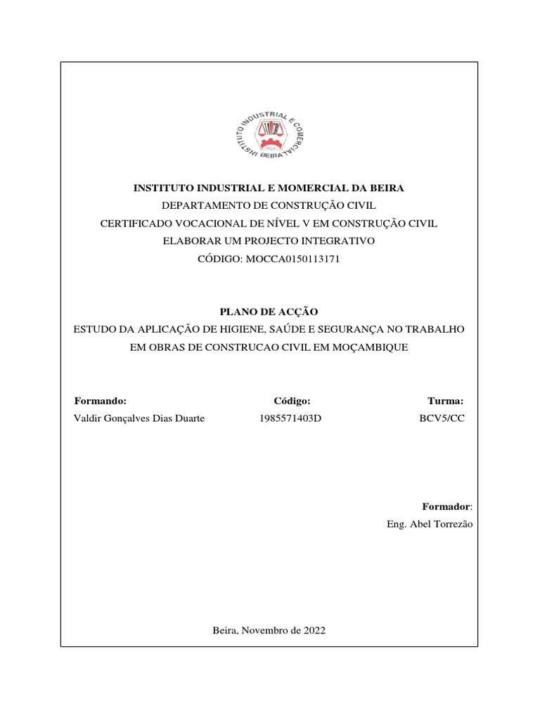 PLANO DE AÇãO HSST | PDF | Bibliotecas