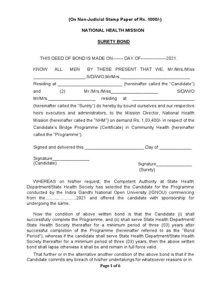 Surety Bond | PDF | Surety | Employment