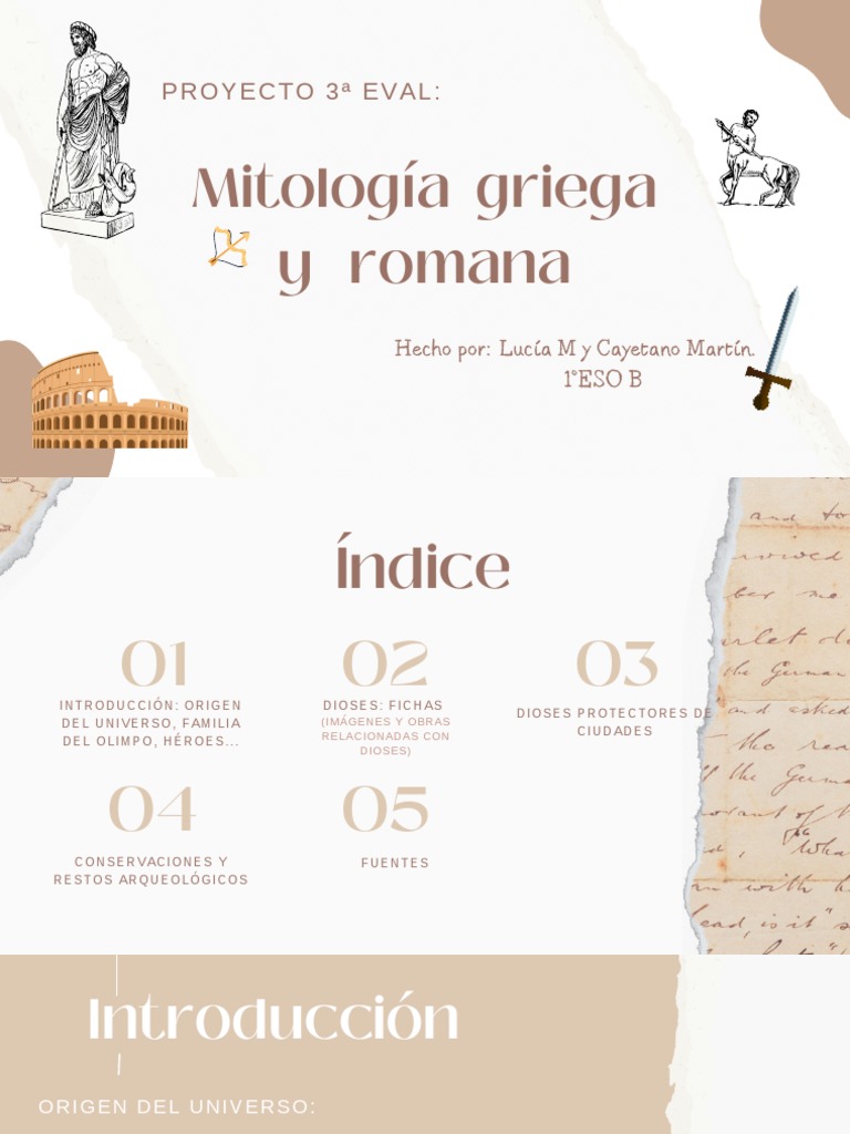 Proyecto 3 Eval | PDF | Doce olímpicos | Zeus