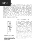 Automatic Expansion Valve Overview | PDF | Thermodynamics | Mechanical ...