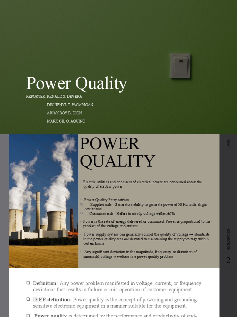 Power Quality | PDF | Distortion | Electromagnetism