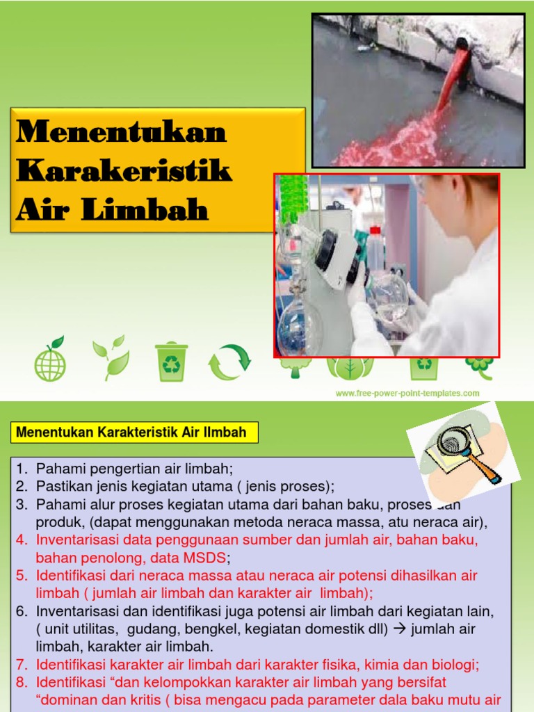 Menentukan KArakteristik Air Limbah | PDF