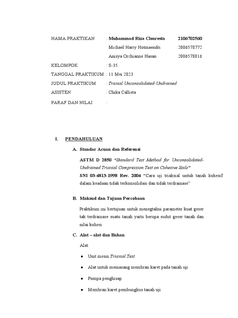 Laprak TRX Shift8 S35 Muhammad Riza Clearesta 2106702560 | PDF | Sains ...