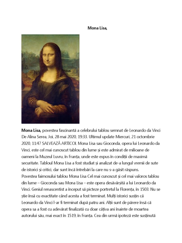 Mona Lisa | PDF