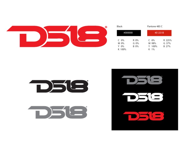 Logo Ds18 Red Guidelines | PDF
