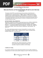 Motor Rewinding Test Procedures | PDF | Electric Power | Force