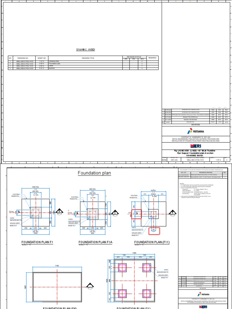 Well 900 C Fou 1015 Rev4 | PDF | Concrete | Composite Material