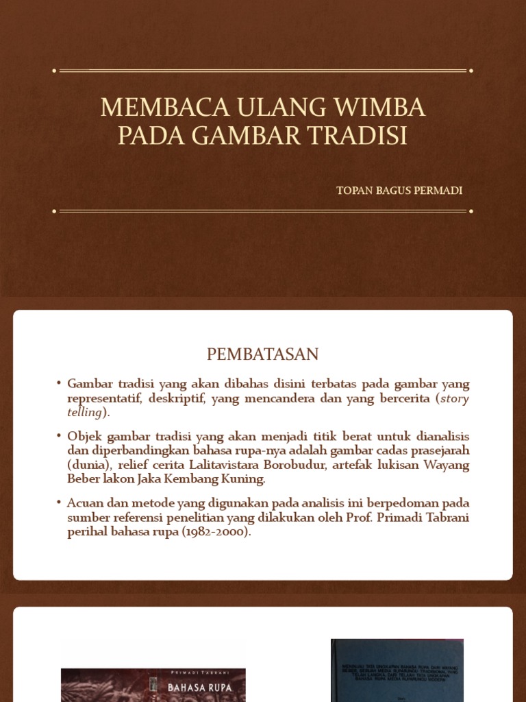 Membaca Ulang Wimba Pada Gambar Tradisi | PDF