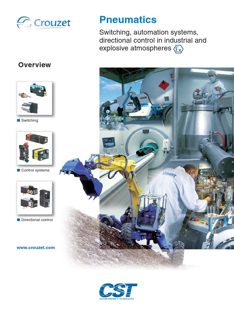 Crouzet Pneumatic Solutions Overview | PDF | Valve | Automation
