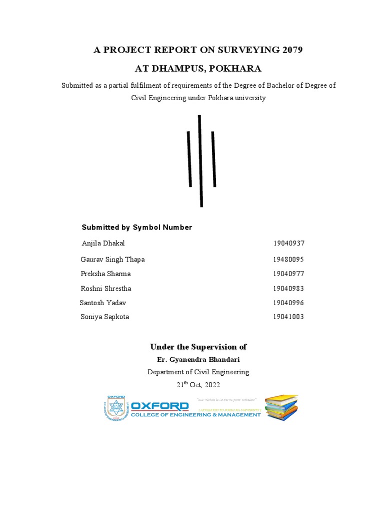 Survey Camp Report 2079: Dhampus | PDF | Topography | Surveying