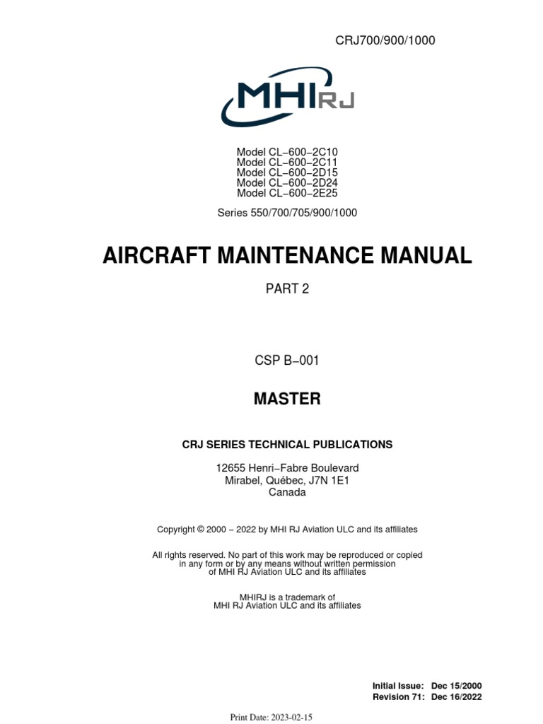 CRJ900 Amm (71) Amm | PDF