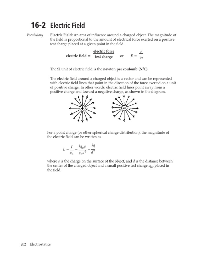 Electric Field | PDF | Electric Field | Electric Charge