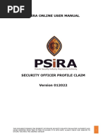 PSiRA Security Business Front End Manual | PDF | Invoice | Credit Card