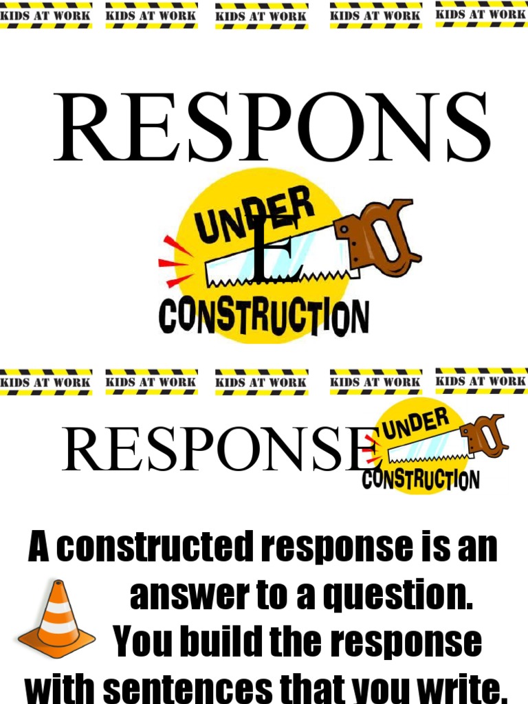 Writing A Constructed Response Powerpoint | PDF | Language Arts ...