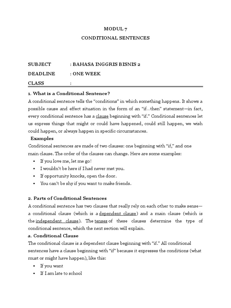 Modul 7 | PDF | Sentence (Linguistics) | Grammatical Tense