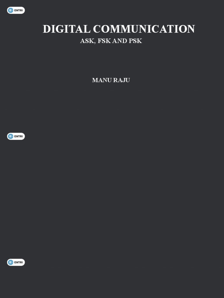 PSK and Digital Modulation Techniques | PDF | Telecommunications | Telecommunications Engineering