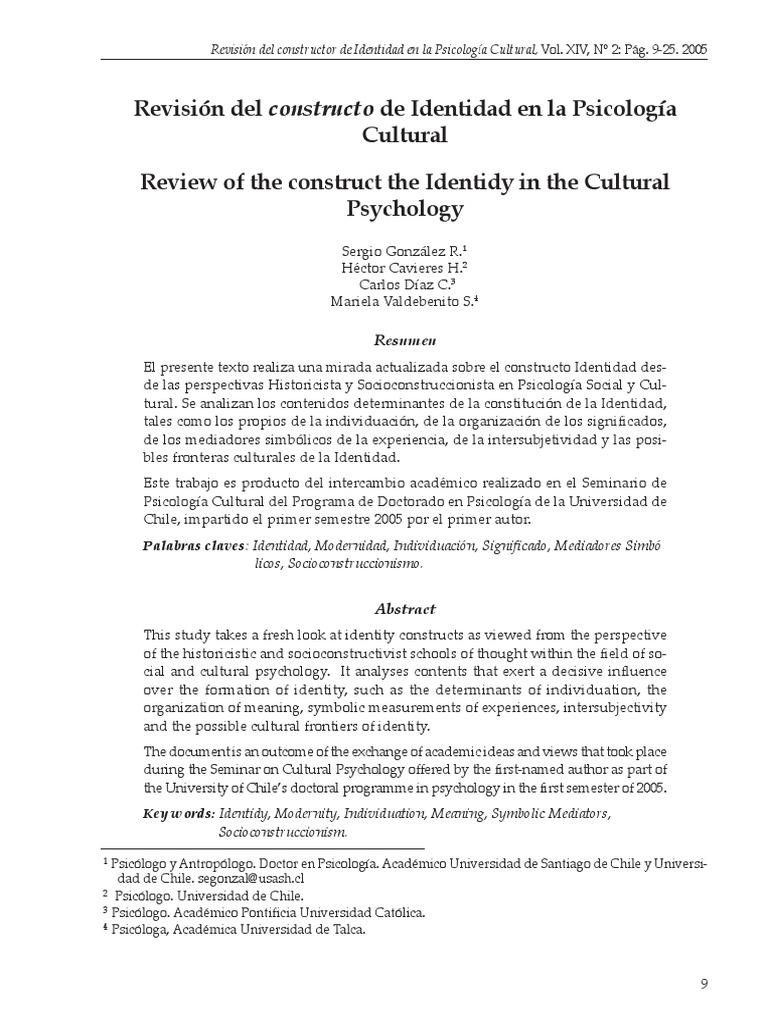 Psicologia Cultural Info | PDF | Sicología | Psicología Social