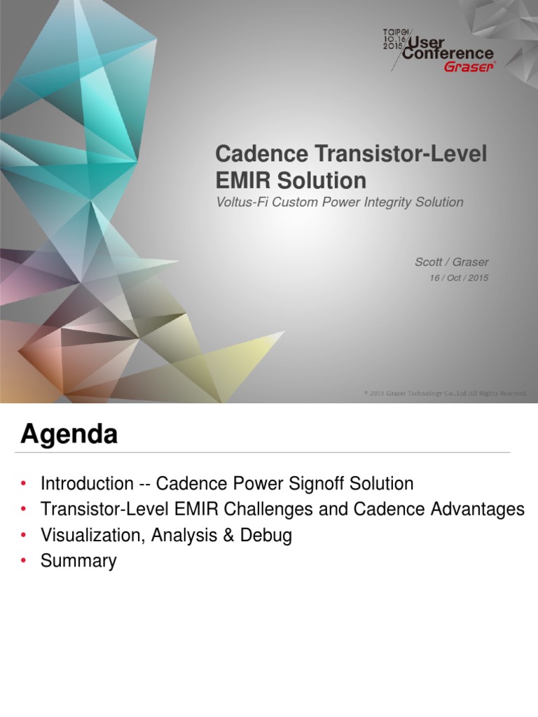 C2 Cadence Transistor Level EMIR Solution | PDF | Electrical Network ...