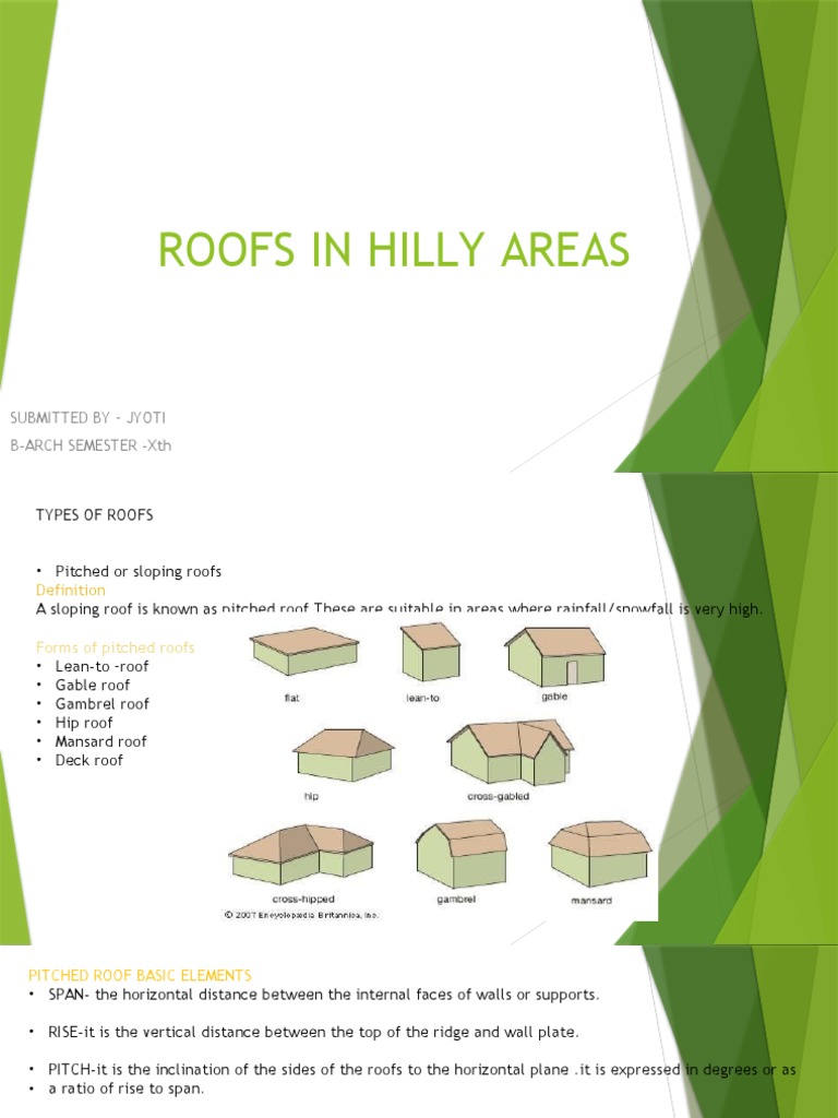 Roofs in Hilly Areas | PDF