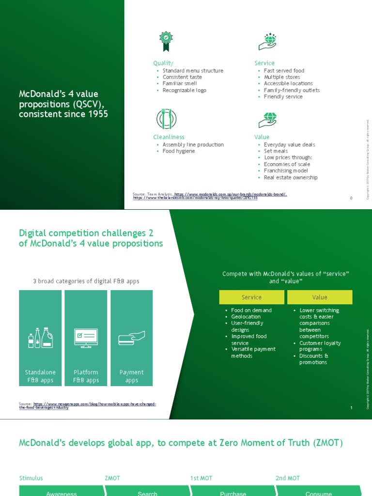 BCG InsideSherpa Digital Transformation (Task 1 Model Answer) | PDF | Mc Donald's | Mobile App